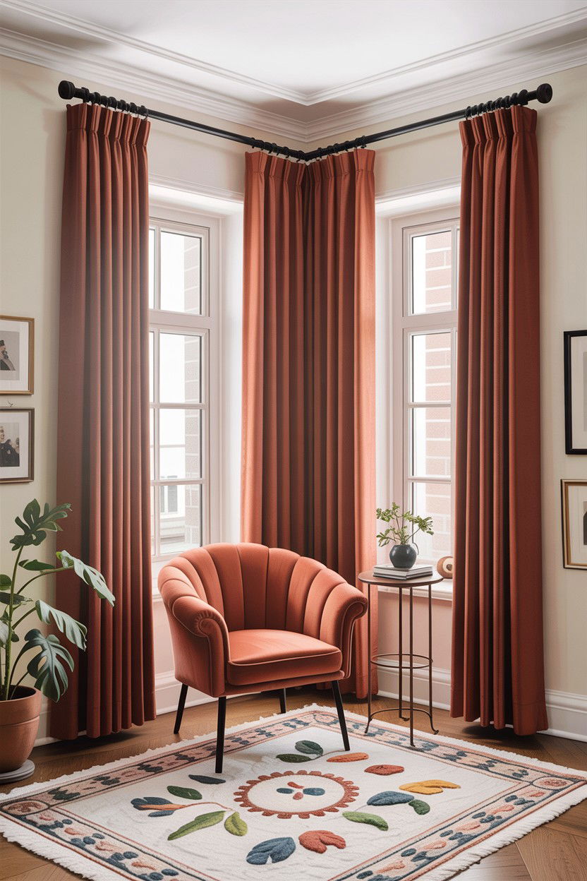 30 Clever Living Room Curtain Dividers for Your Home - Our Secondhand House