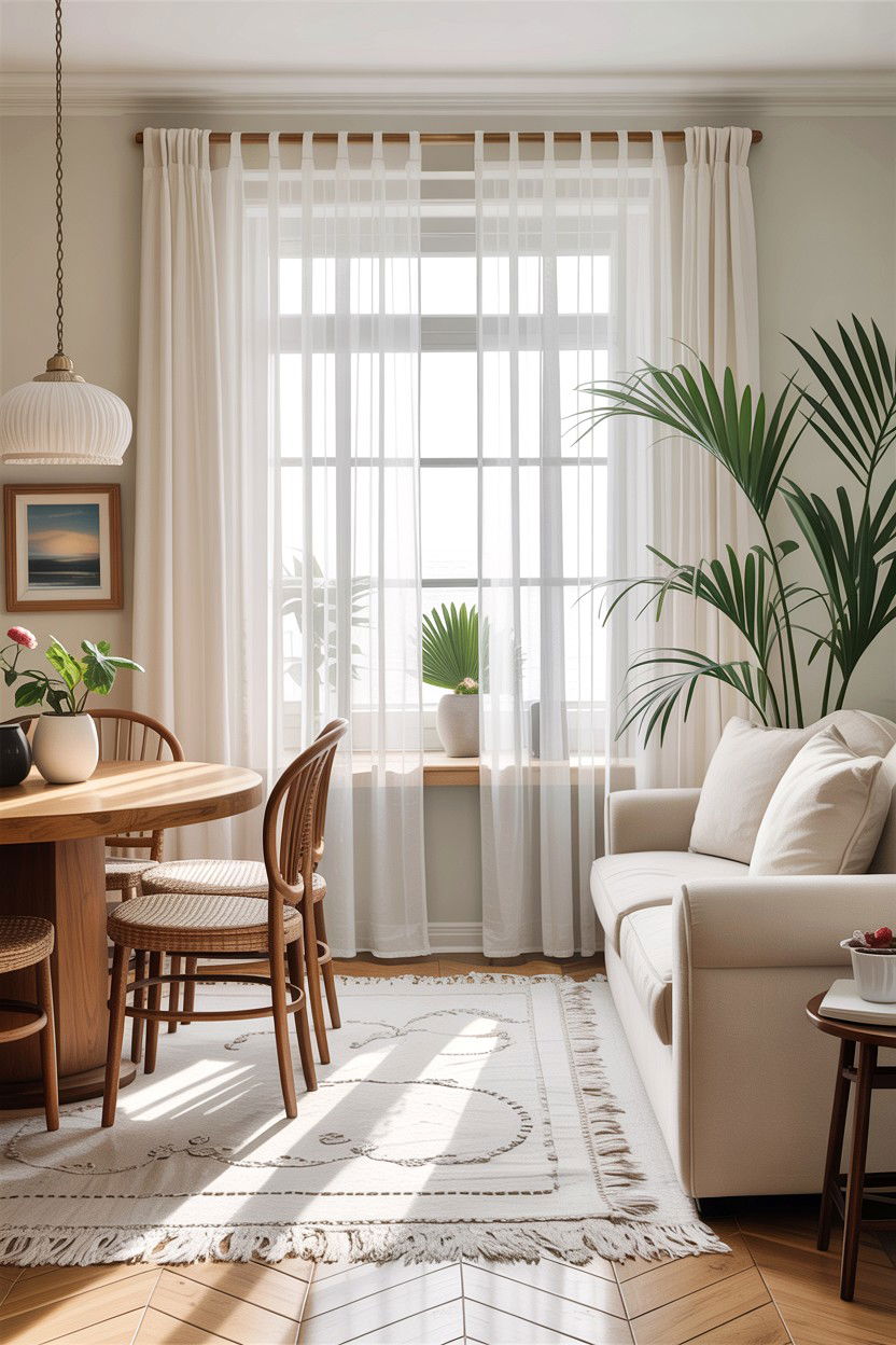 30 Clever Living Room Curtain Dividers for Your Home - Our Secondhand House